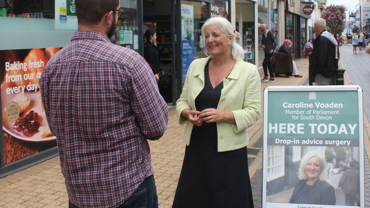 Voaden starts Summer Surgery Tour | dartmouth-today.co.uk